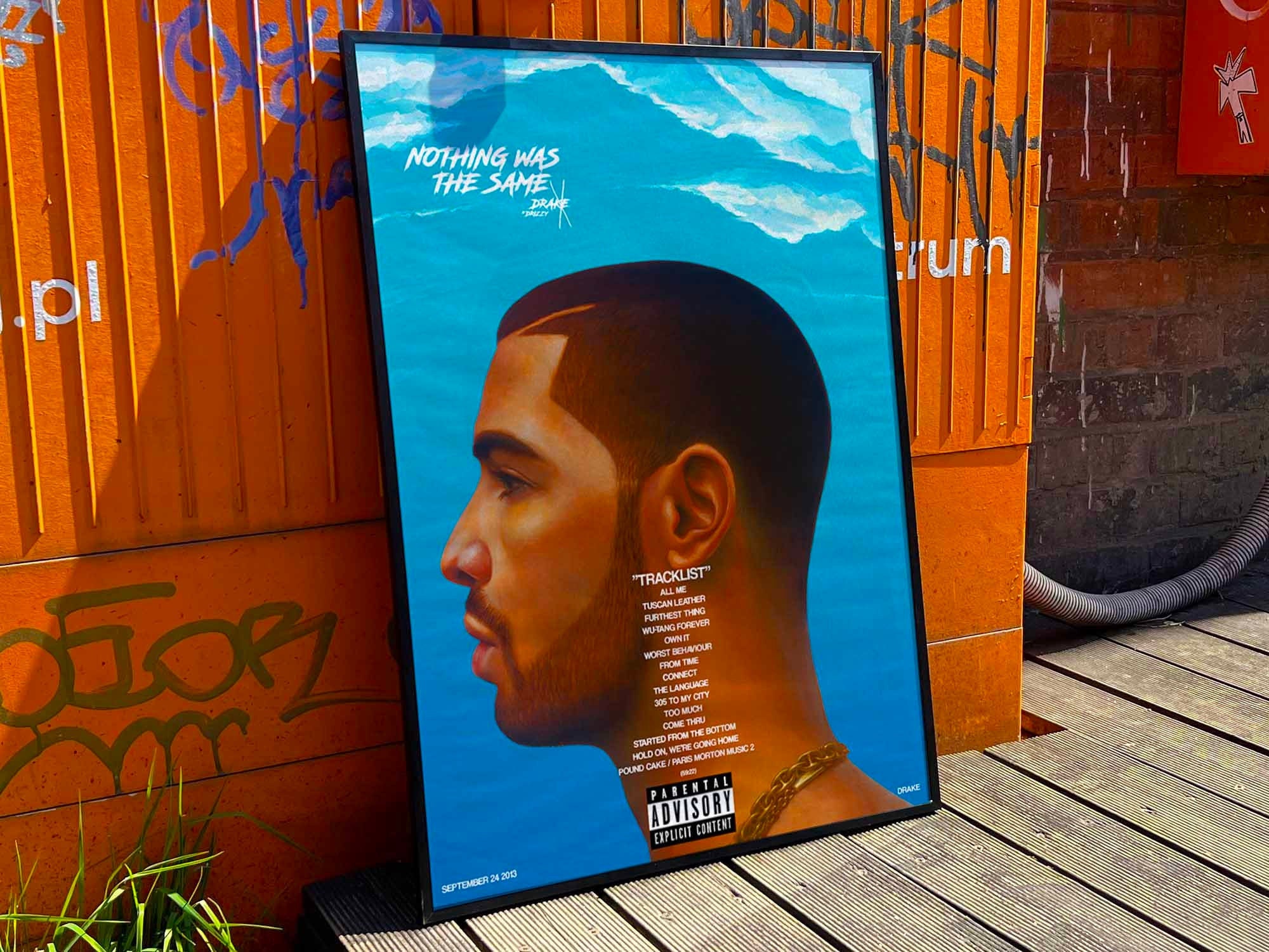Drake's 'Nothing Was The Same' Album Cover Poster sold by Rubbing Rycca ...