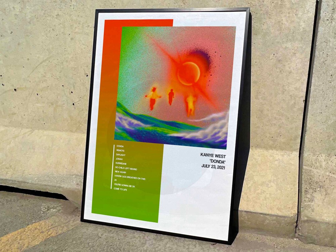 Kanye West's 'donda' Custom Album Cover Poster - Etsy