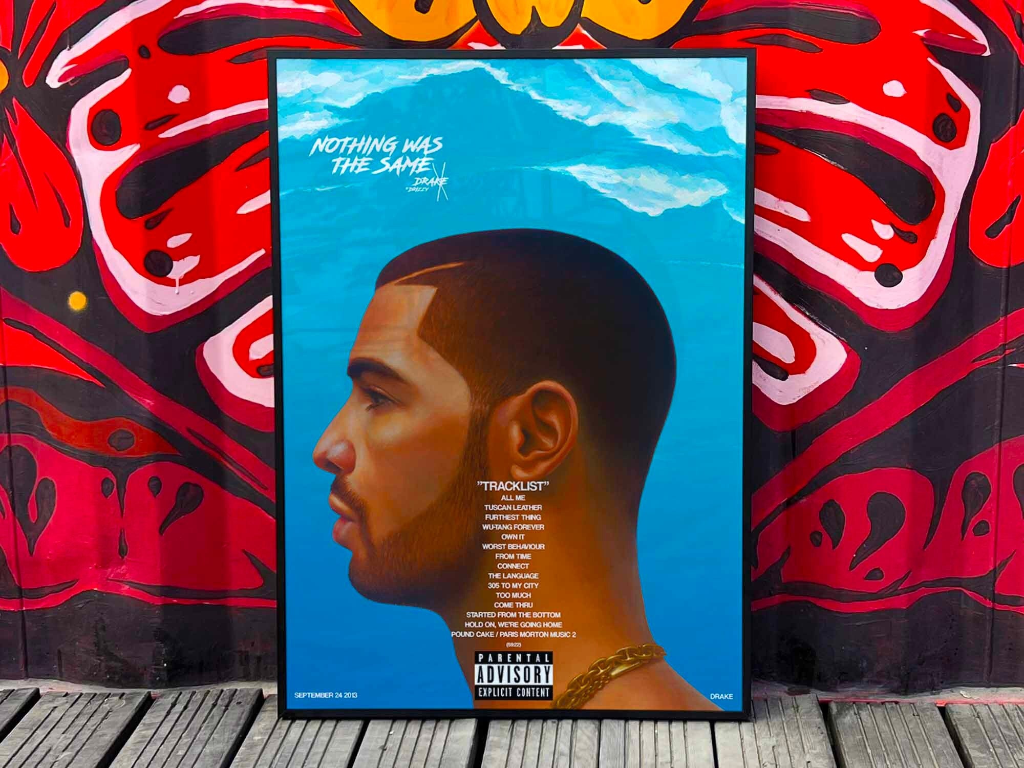 Drake's 'Nothing Was The Same' Album Cover Poster sold by Rubbing Rycca ...