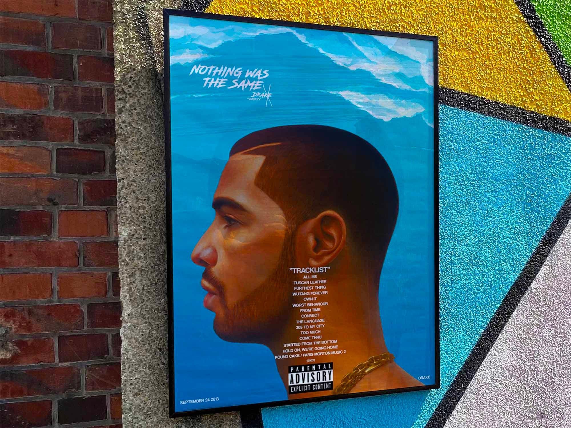 Drake's 'Nothing Was The Same' Album Cover Poster sold by Rubbing Rycca ...