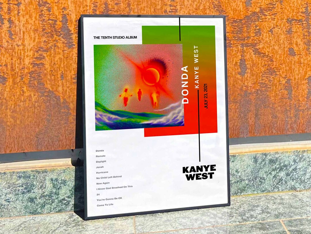 Kanye West's 'donda' Custom Album Cover Poster - Etsy