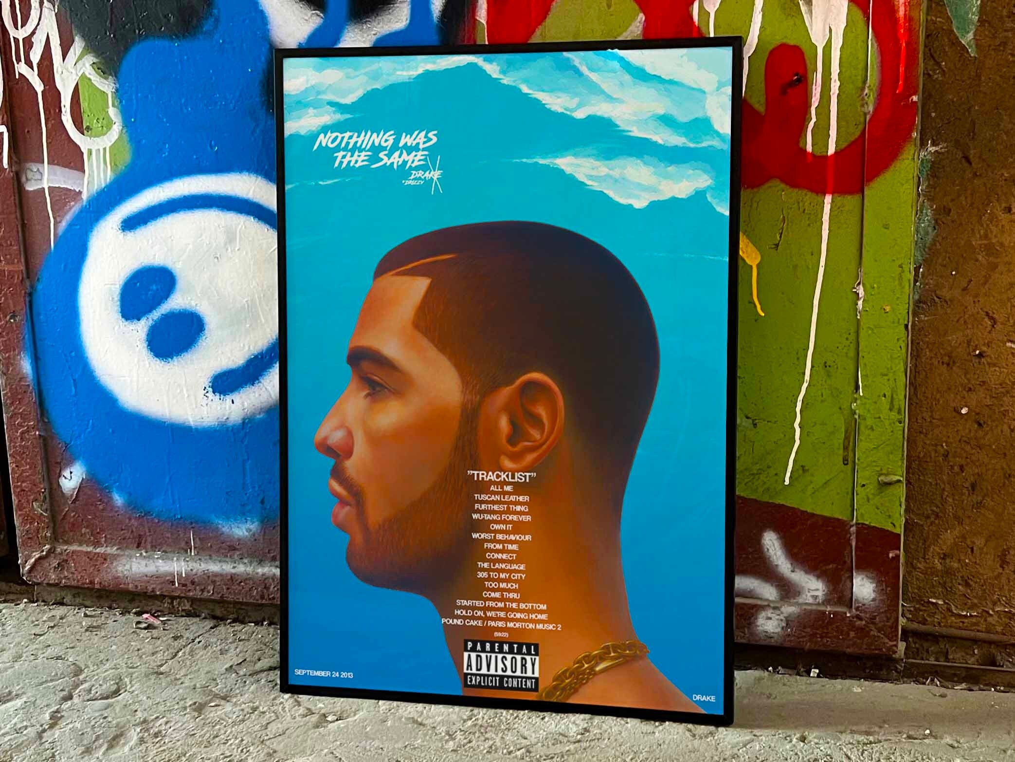 Drake's 'Nothing Was The Same' Album Cover Poster sold by Rubbing Rycca ...