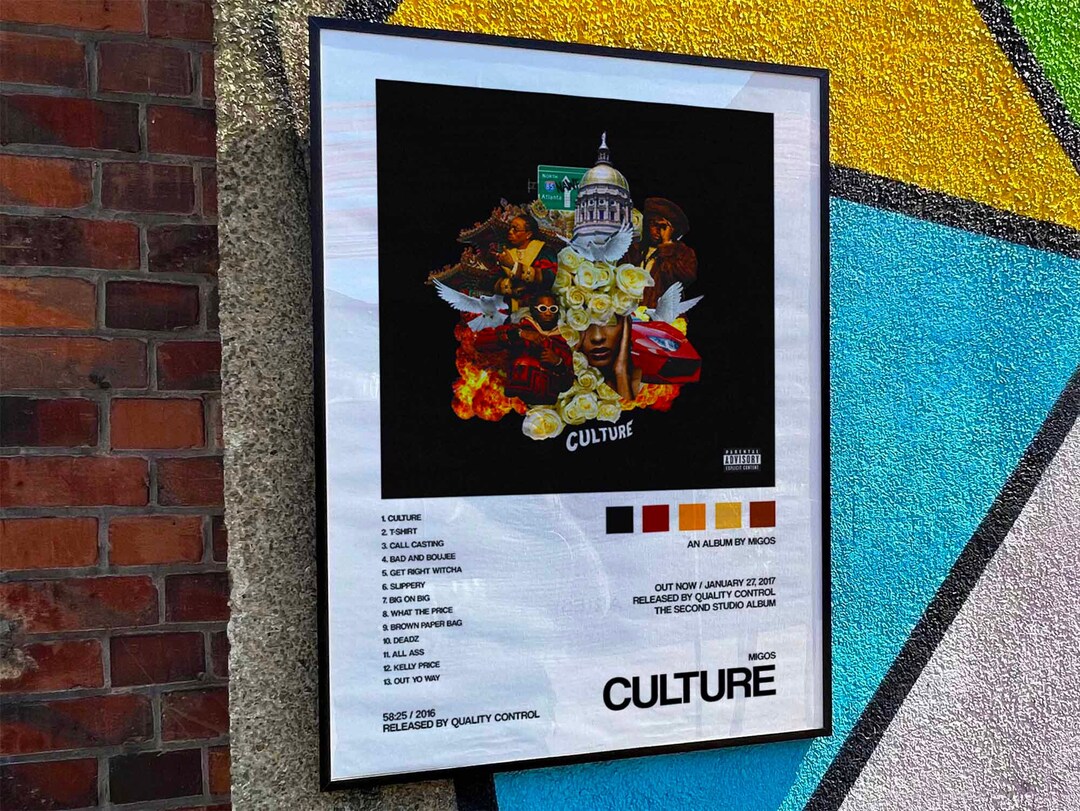 Migos 'culture' Custom Album Cover Poster Music - Etsy