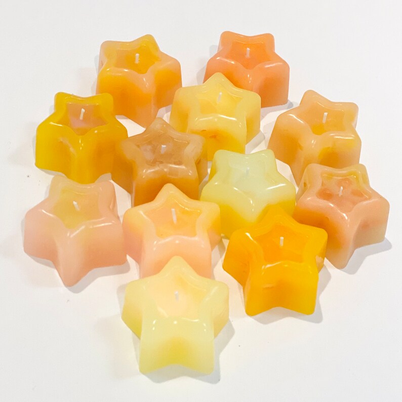 Wishing Stars Candle: Custom Color Aromatherapy Candles X 3 - Etsy