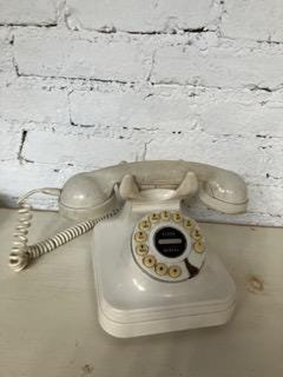 Retro Flash Dial Telephone. Cream. - Etsy