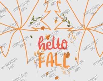 Fall Autumn Leaves Leaf SVG Digital Instant Download for - Etsy