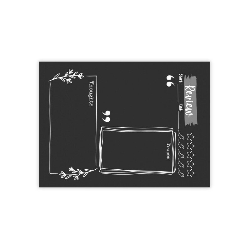 Black Literary Snapshots, Compact 8x6 Book Review Post-it® Note Pads ...