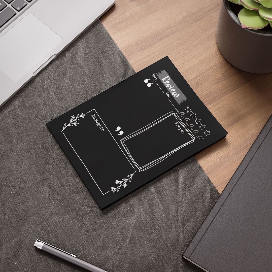 Black Literary Snapshots, Compact 8x6 Book Review Post-it® Note Pads ...