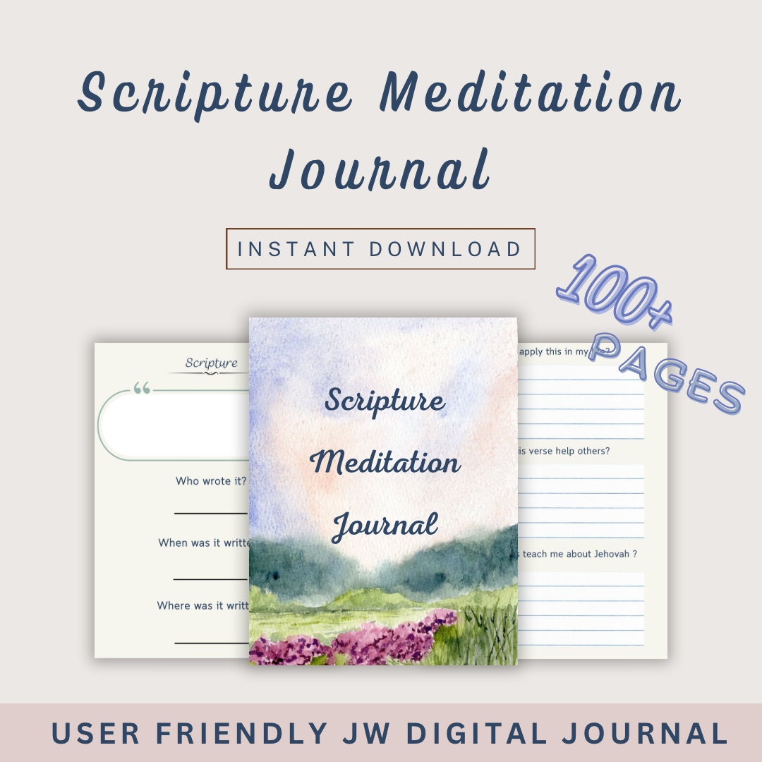 Scripture Journal| JW | Personal Study| Bible Reading|family Worship ...
