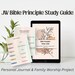 JW Bible Principle Personal Study Tool| Family Worship Worksheets ...