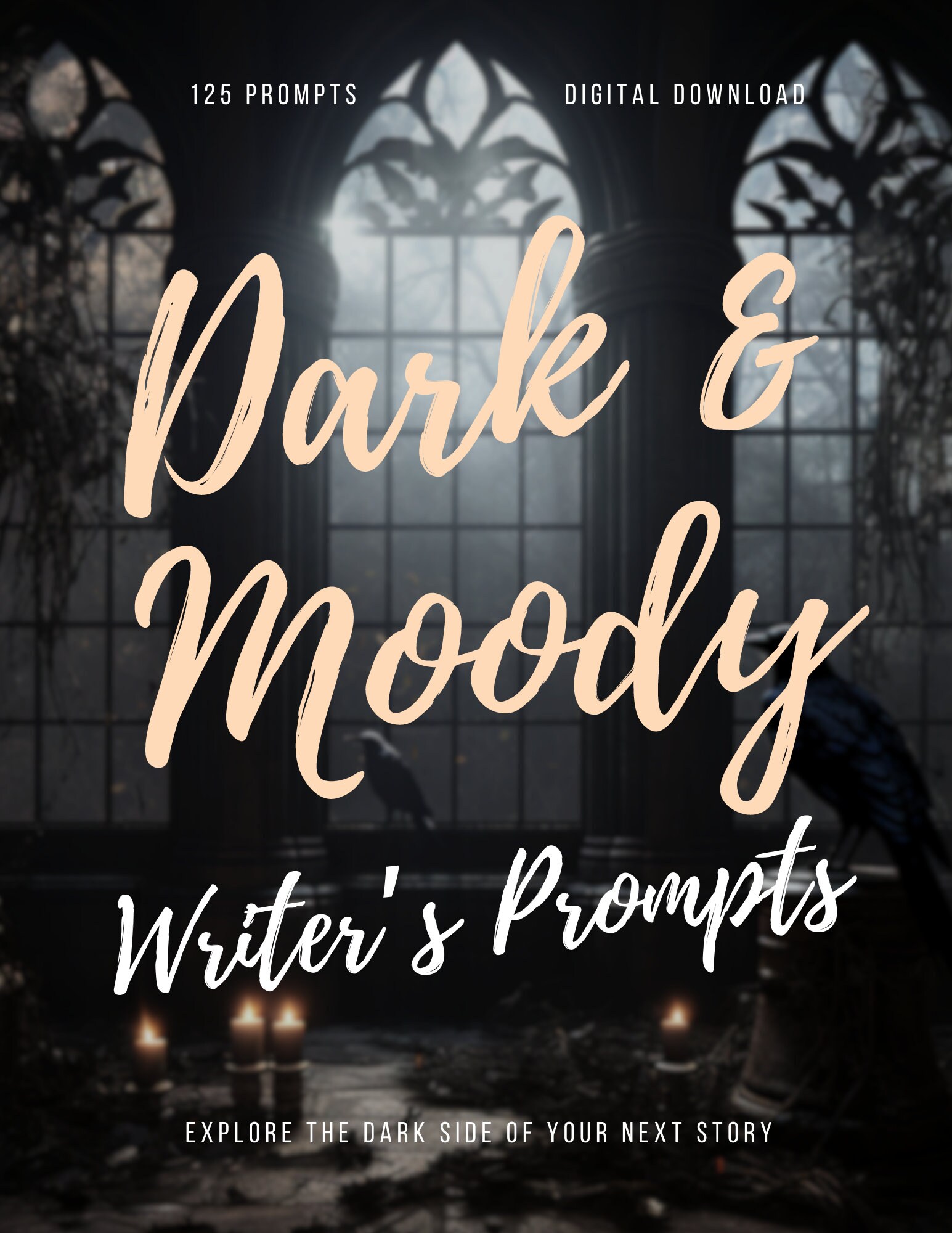 Novel Planner Dark Moody | Horror Writing Prompts | Creative Writing ...