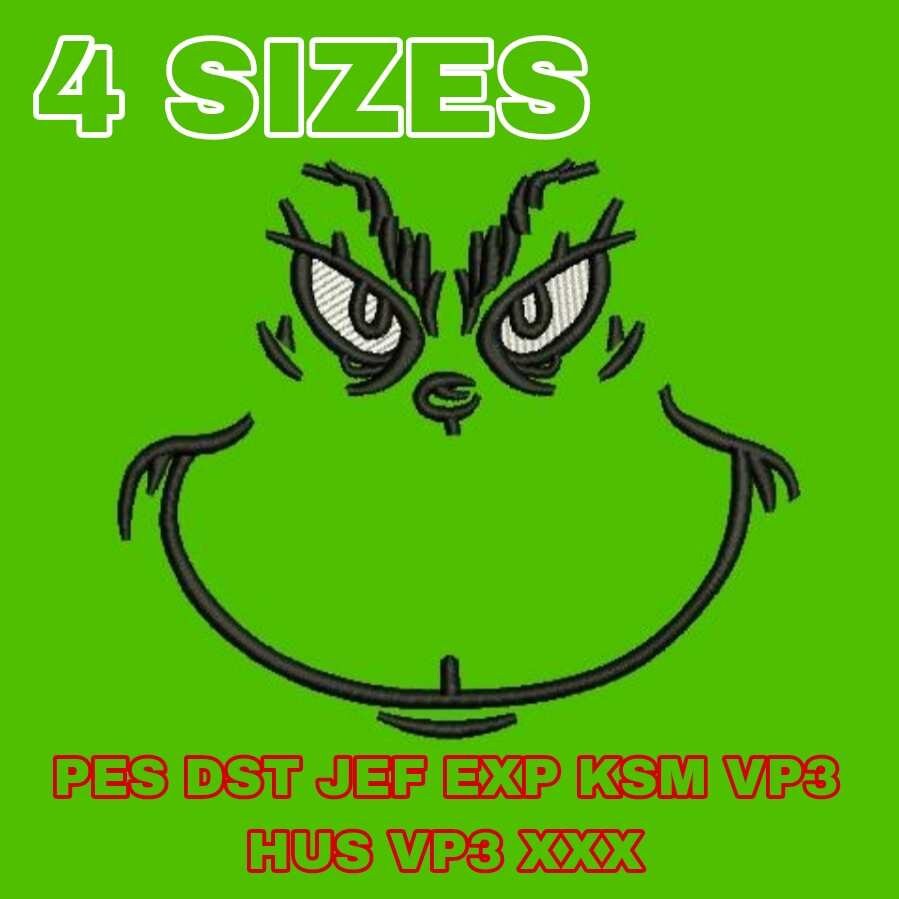 GRINCH EMBROIDERY FILE - Etsy