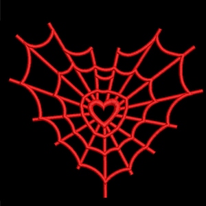 SPIDERMAN HEART EMBROIDERY - Etsy España