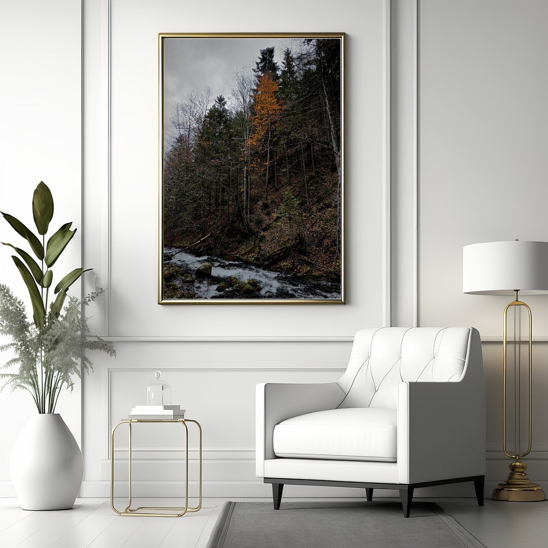 Riverside , Wall Decor , Digital , Downloadable , Wall Art , Scenic , Nature , Outdoors ...