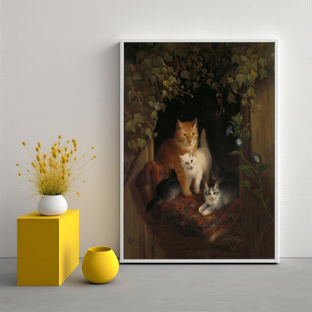 Cats , 300 DPI , Wall Art ,wall Decor , Digital , Downloadable - Etsy