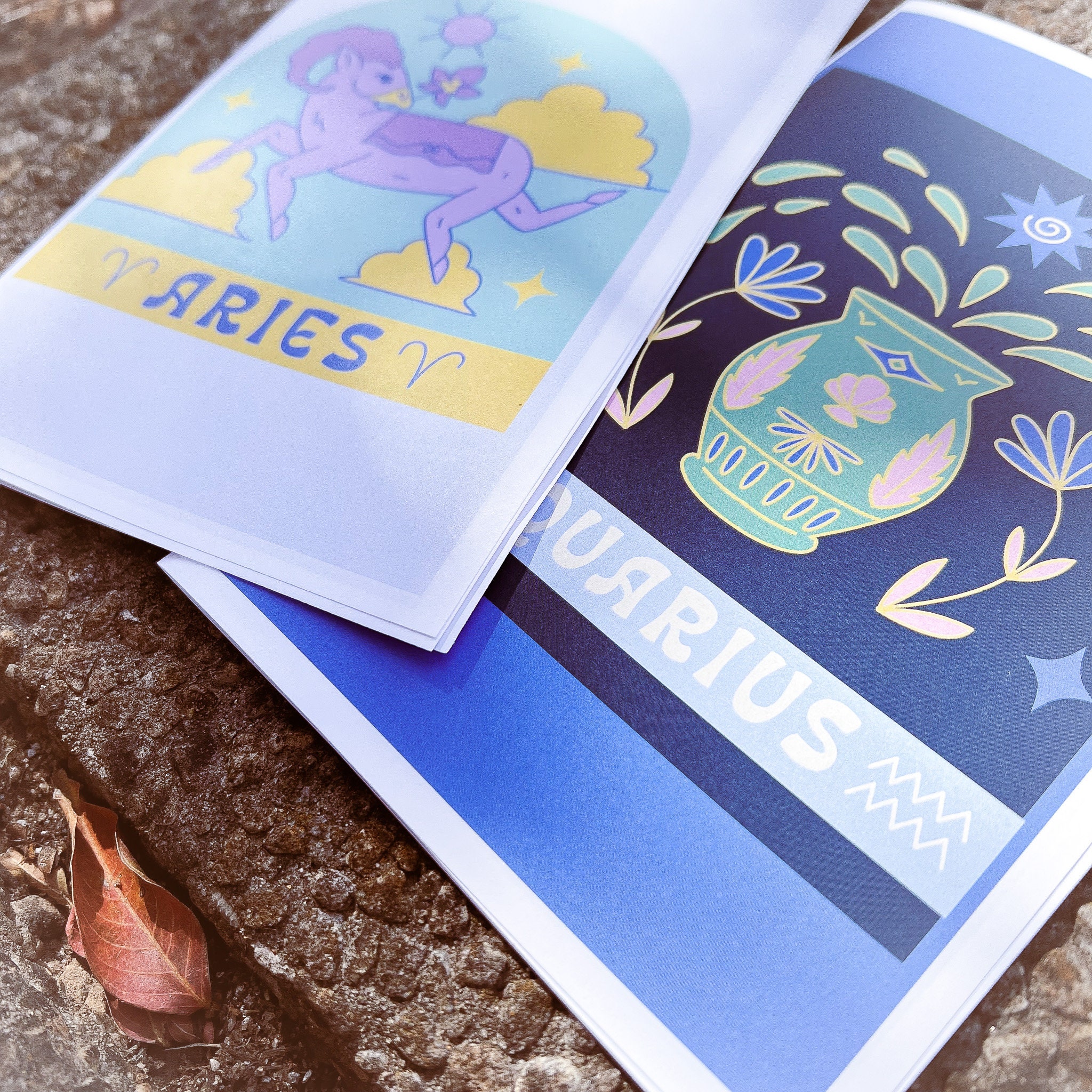 Zine Bundle Zodiac Tarot Horoscope, Poem, Affirmations for Your Zodiac ...