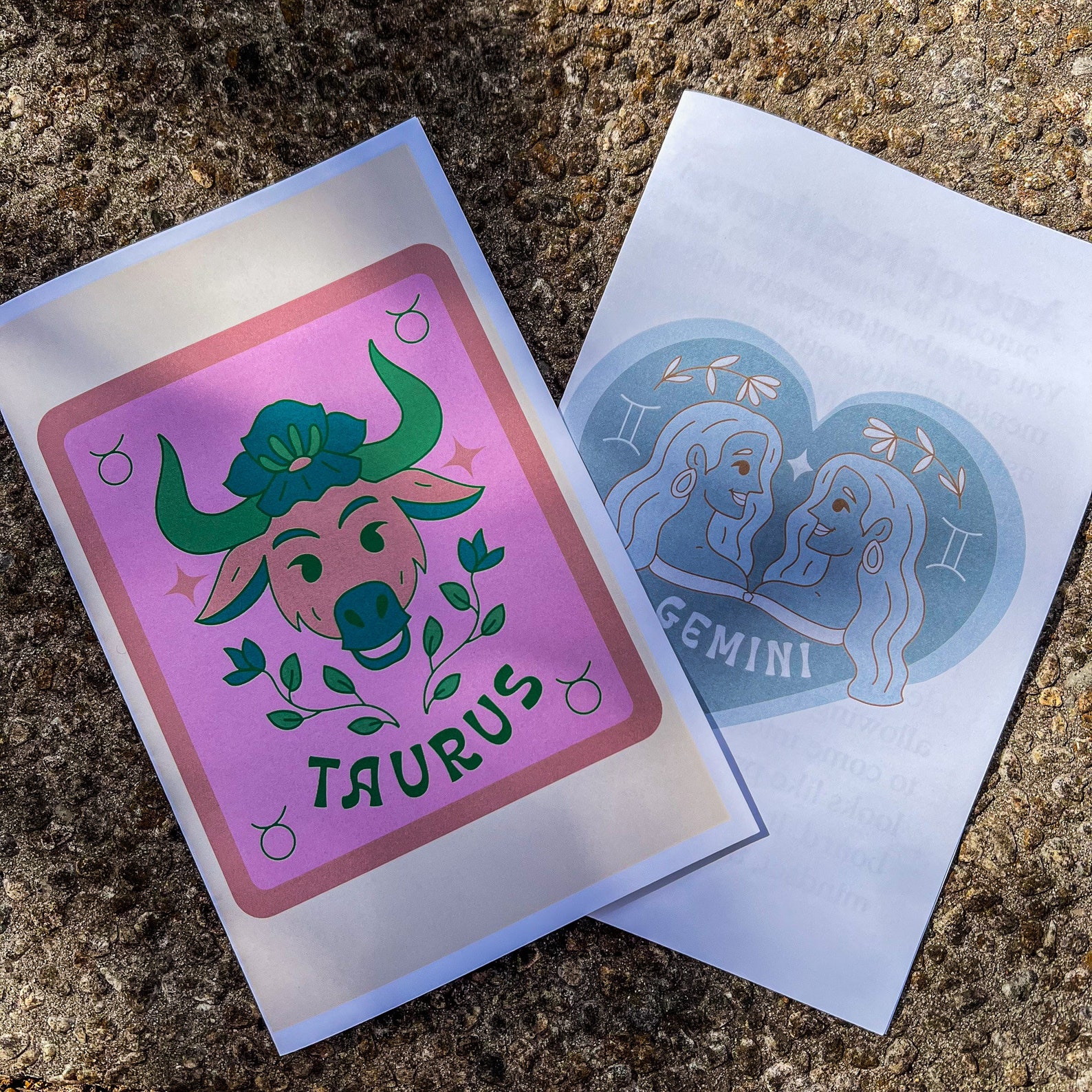 Zine Bundle Zodiac Tarot Horoscope, Poem, Affirmations for Your Zodiac ...