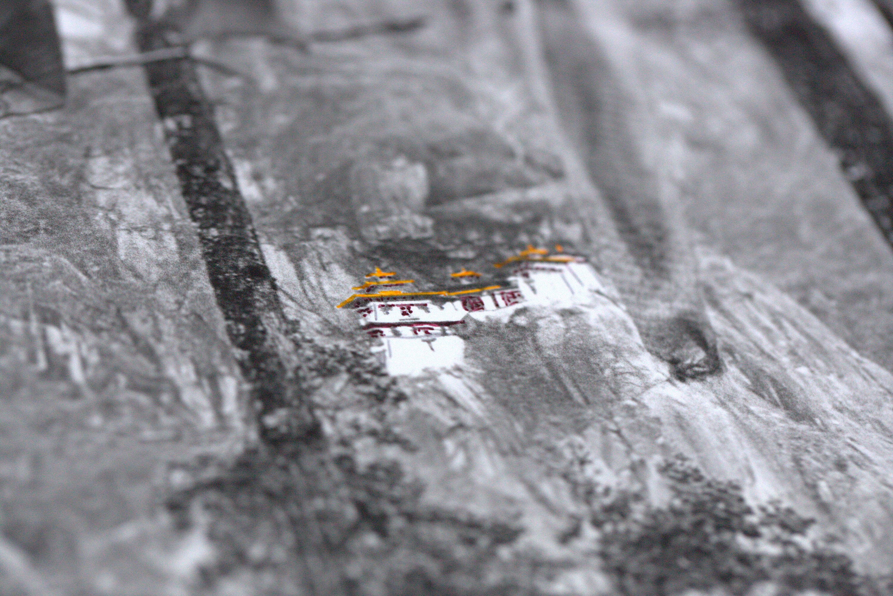 PARO TAKTSANG MONASTERY, Bhutan 2002 - Archival Black and White ...