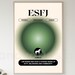 ESFJ Type, MBTI Type, Aura Wall Art, Manifest Poster, Bevestiging Wall ...