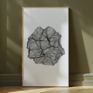 A3 Pen Plotting, Generative Art, Wall Art, Ink on Paper, Code, Modern Art, Line Drawing ...