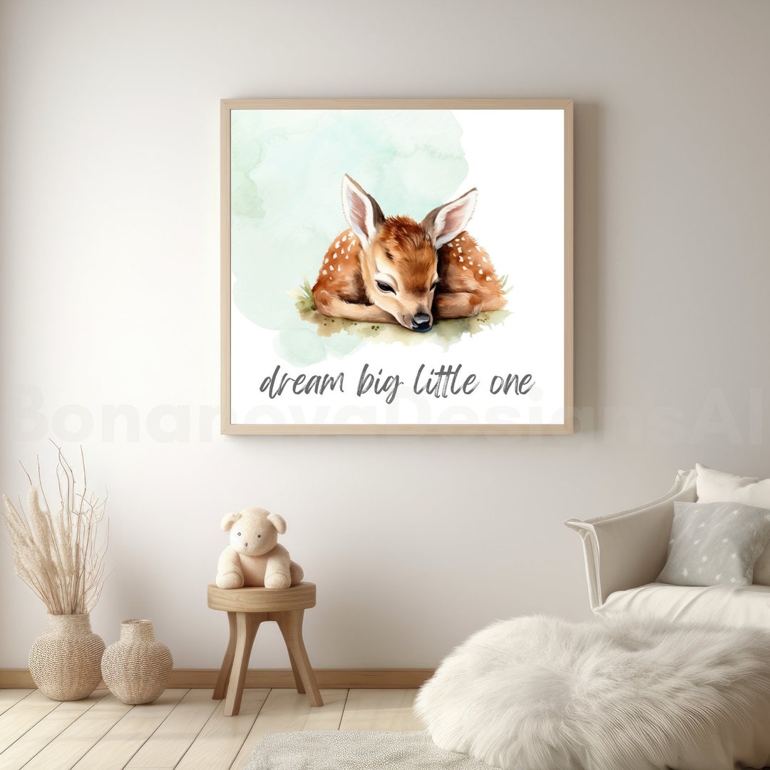 Baby Animal Prints, Printable Nursery Wall Art, Baby Animal Poster ...