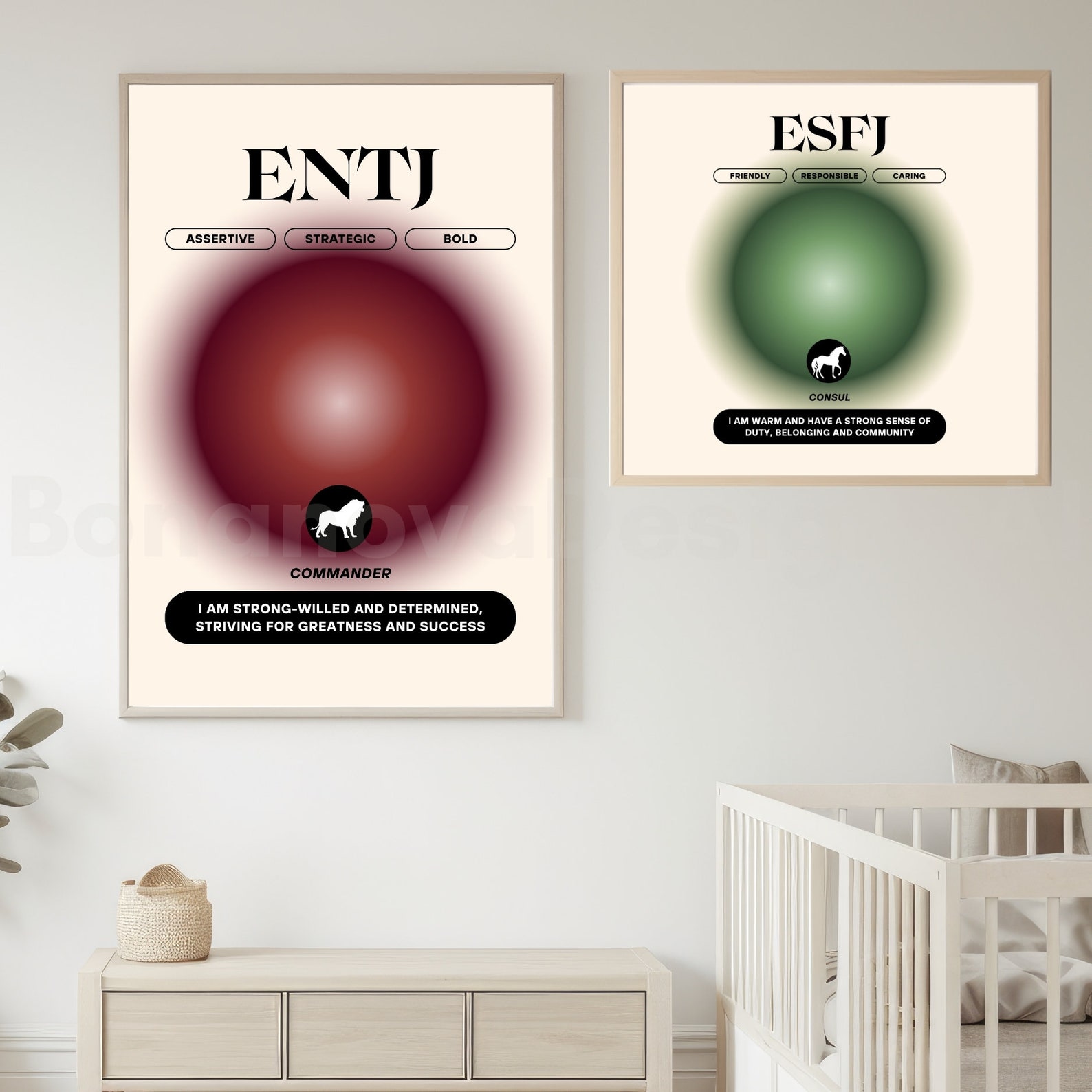 INTJ Type, MBTI Type, Aura Wall Art, Manifest Poster, Affirmation Wall ...