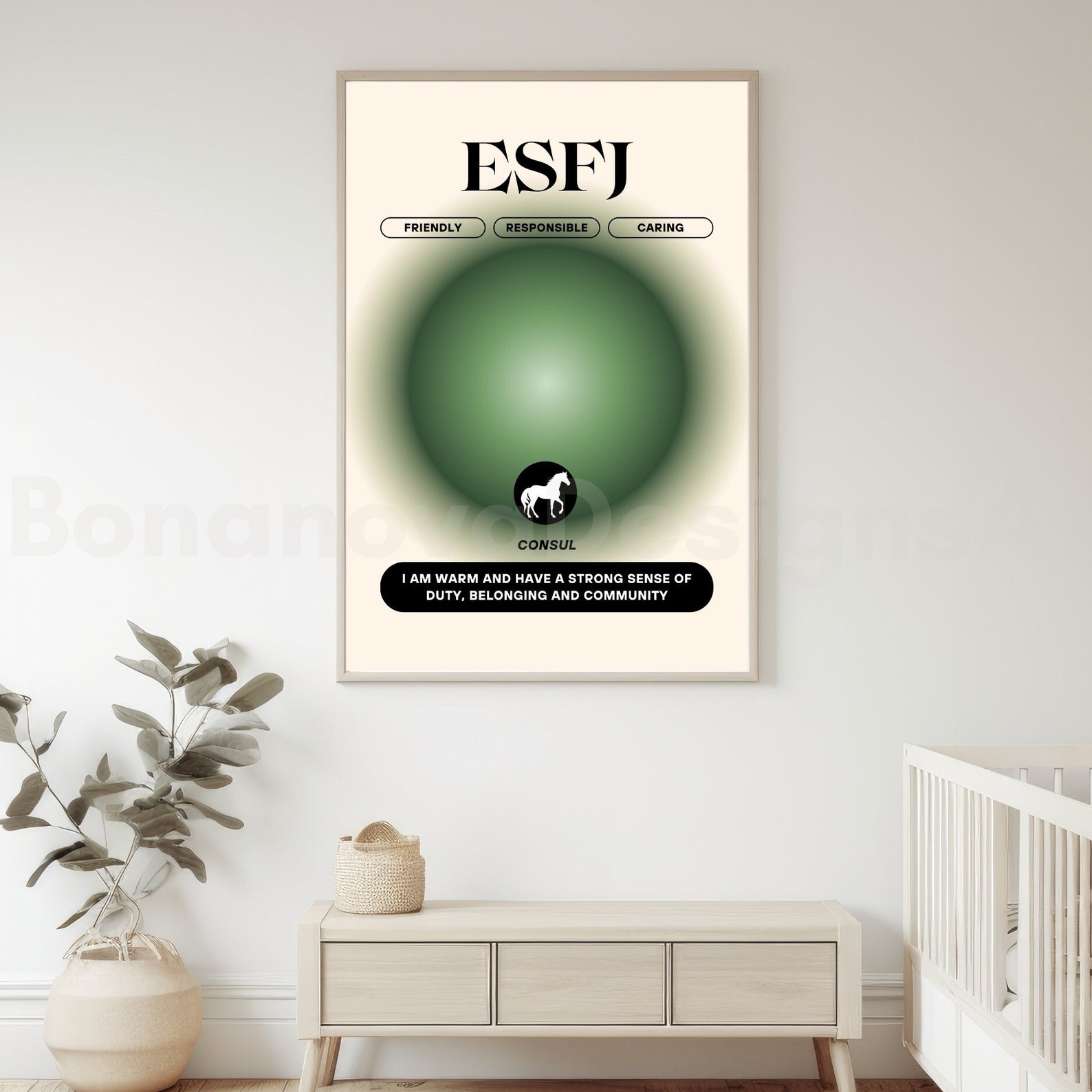 ESFJ Type, MBTI Type, Aura Wall Art, Manifest Poster, Affirmation Wall ...