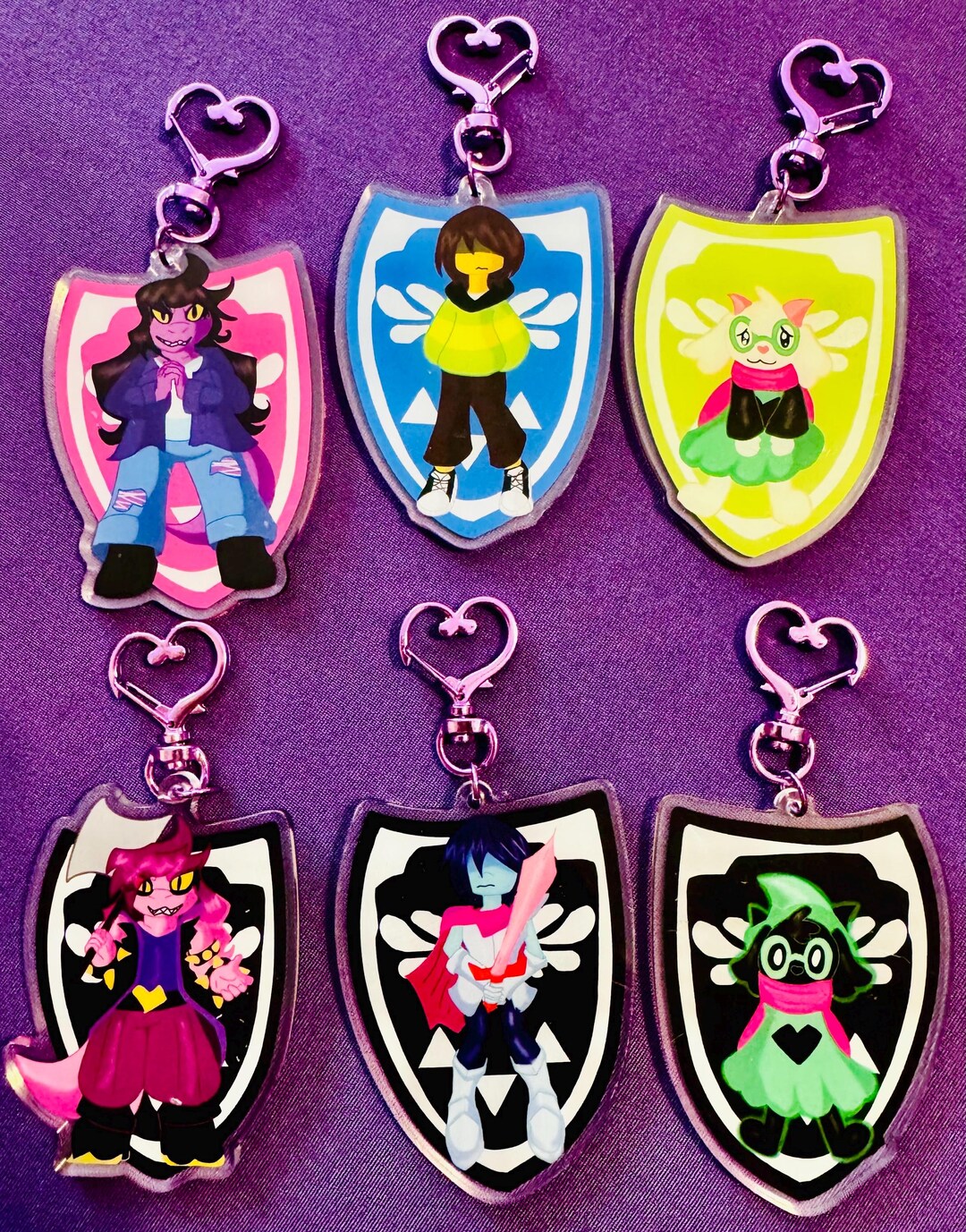 Deltarune Shield Keychains - Etsy