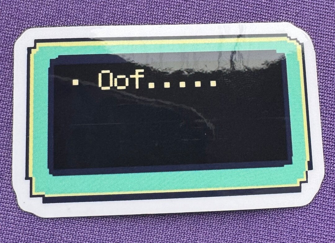 Earthbound Textbox Stickers - Etsy