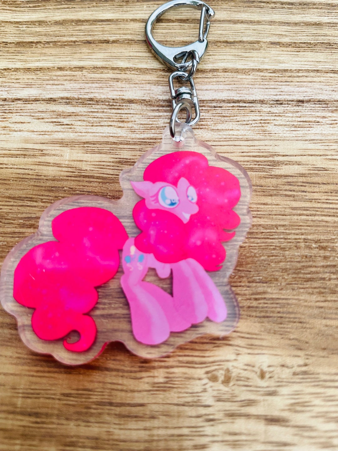 Pinkie Pie Keychain - Etsy