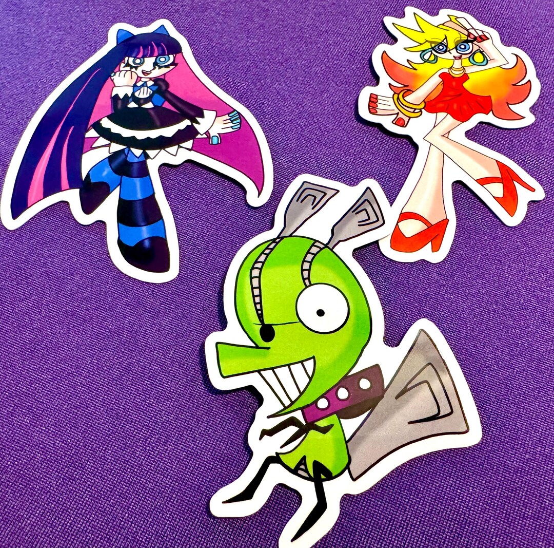Panty and Stocking With Garterbelt Stickers - Etsy