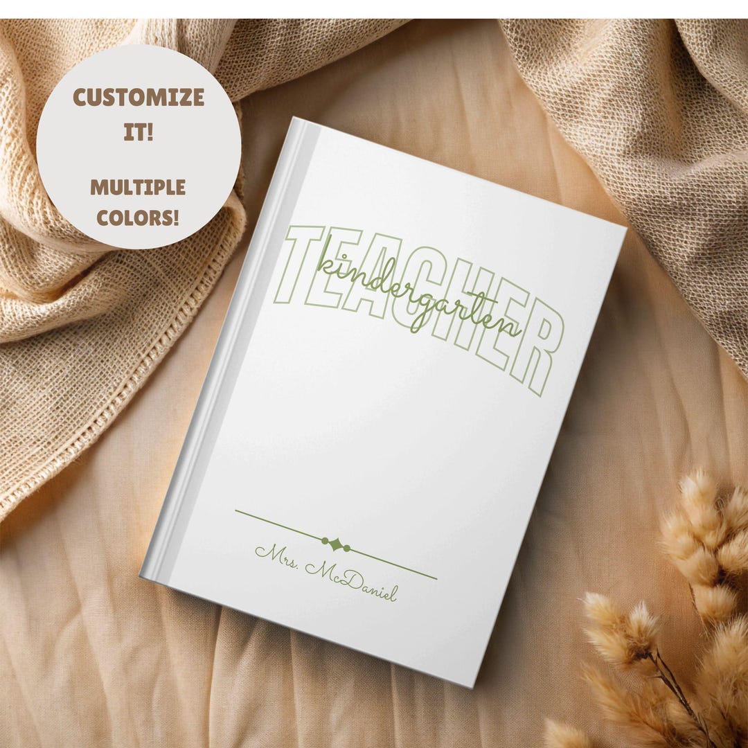 Personalized Teacher Journal, Thank You Gift for Teacher, Things My ...