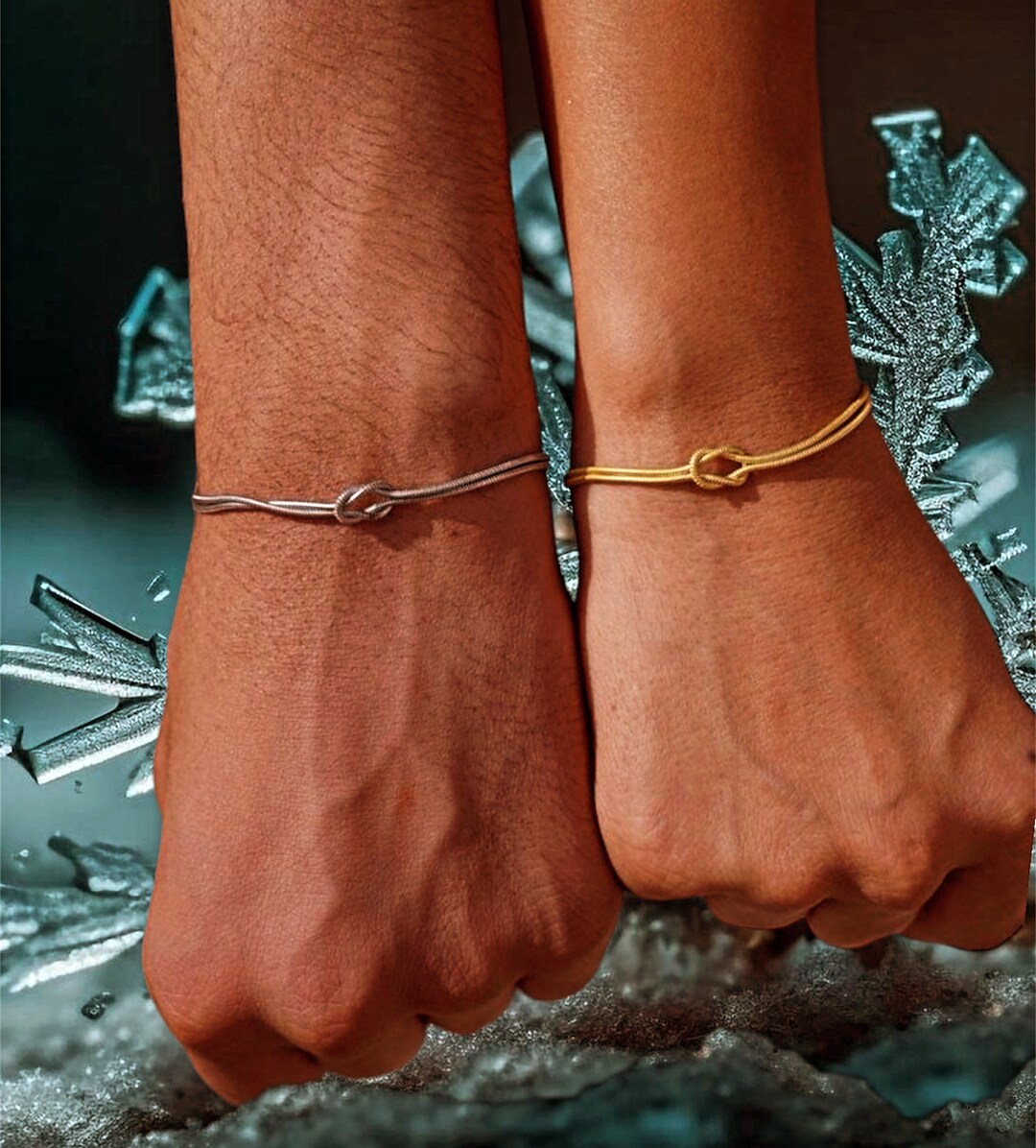 Knot Bracelet, Symbol of Love and Unity Bracelet, Matching Knot ...