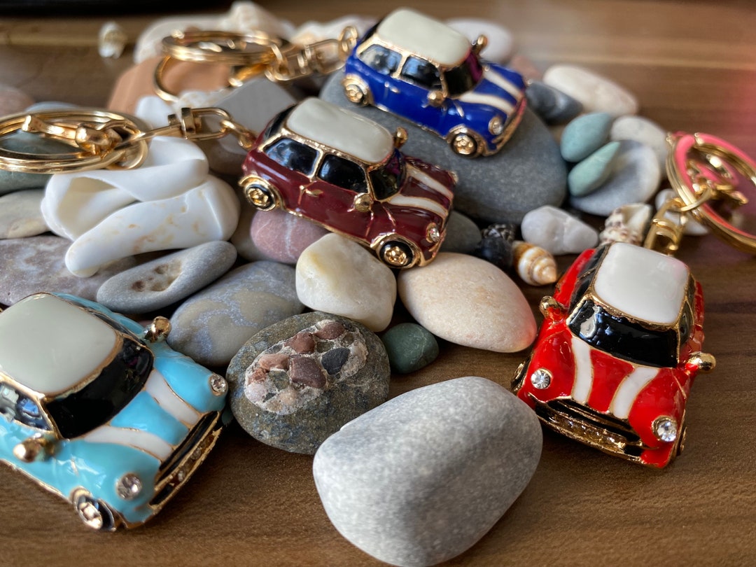 Key Chain Car Minimal Mini Cooper Key Strap Red Car Mini Cooper Key ...