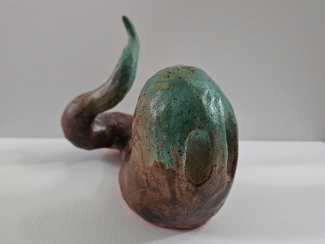 Choco-mint Wispy Ghost Ceramic Figure - Etsy