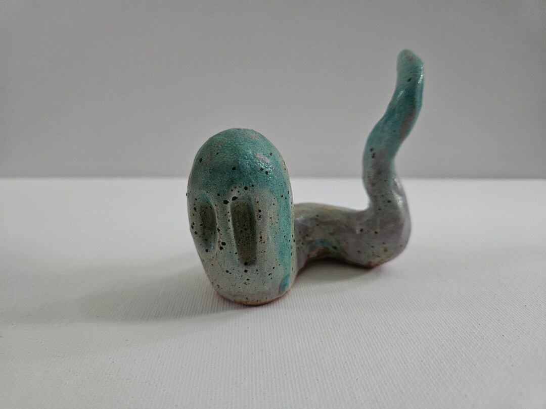 Strawberry Wispy Ghost Ceramic Figure - Etsy