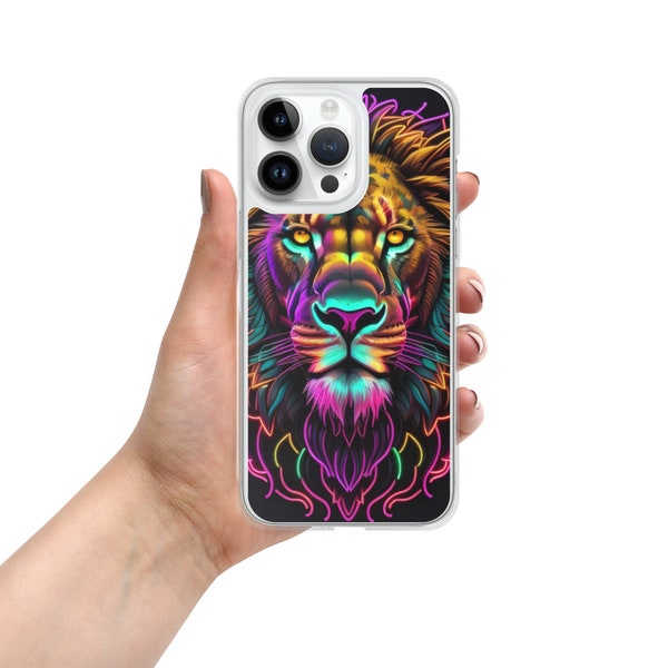 Lion iPhone Case - Etsy UK