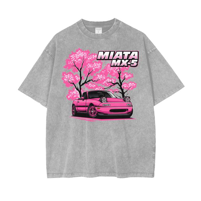 Mazda MX-5 Miata Hoodie, JDM Car Enthusiast Shirt, Pink Miata Lover ...