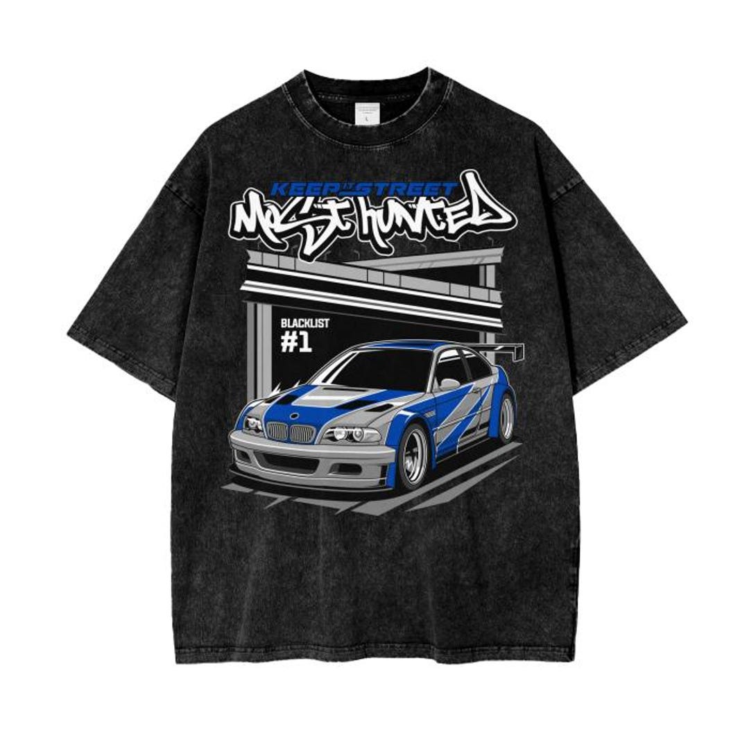 Need for Speed Most Wanted T-shirt, Racing Game Tee, BMW E46 Shirt, NFS ...