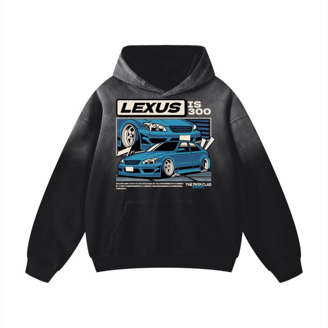 Lexus IS300 JDM Hoodie, Retro Jdm90s Hoodie, Vintage Car Hoodie for Men ...