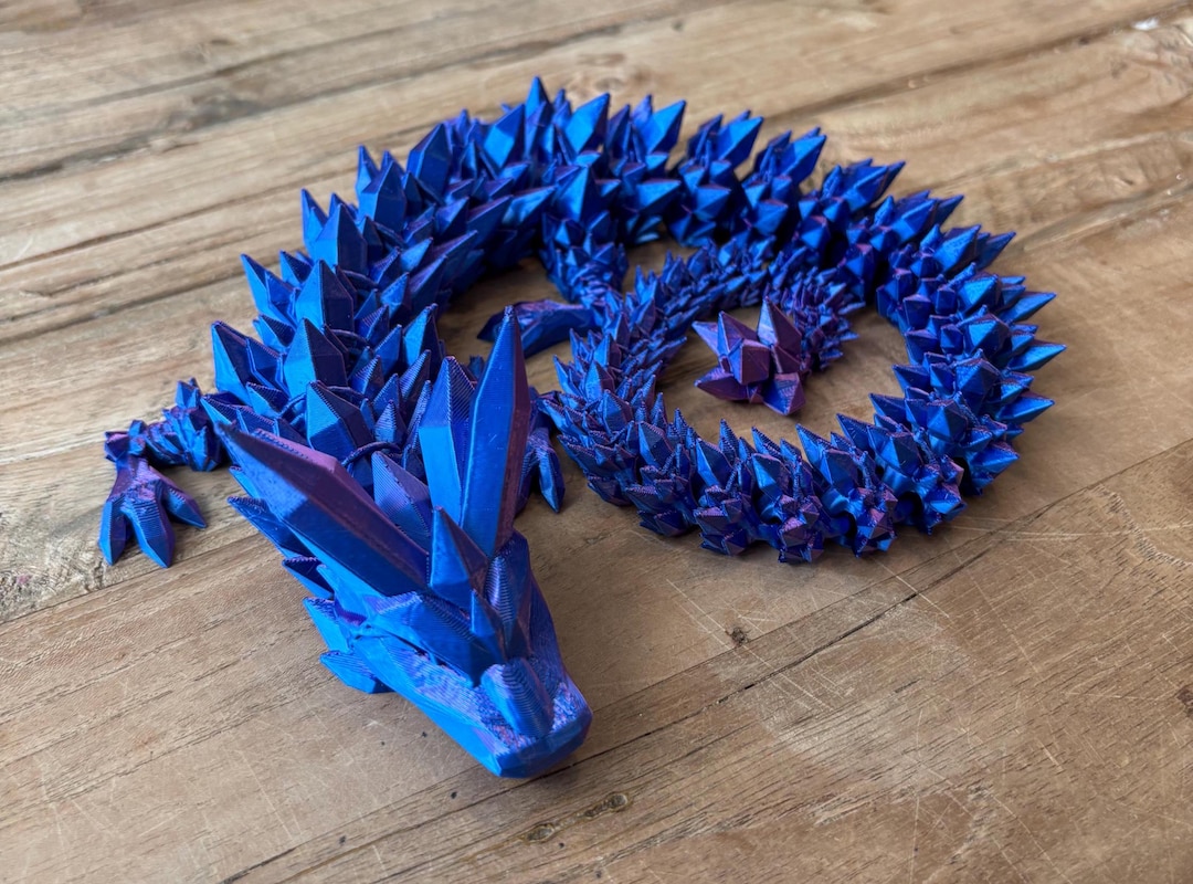Mega Crystal Dragon Almost 2 Meters Long! (cinderwing3d) (6.7 Feet) - Etsy