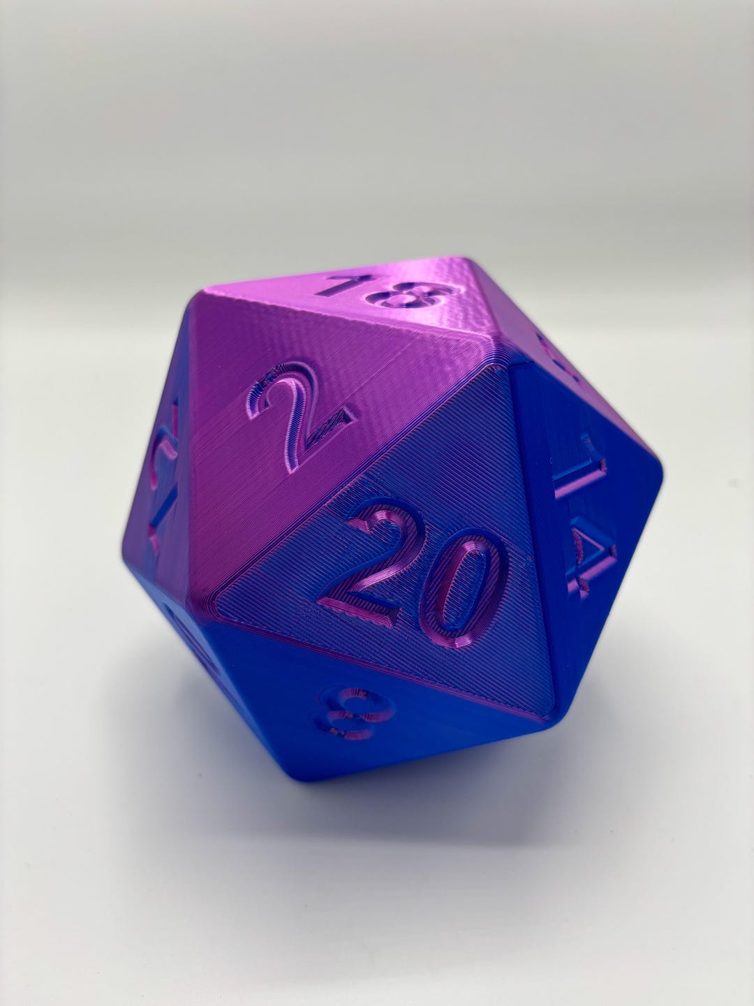 3D Printed D20 Dices From Small to Giga Sizes - From 100mm to 250mm - a ...