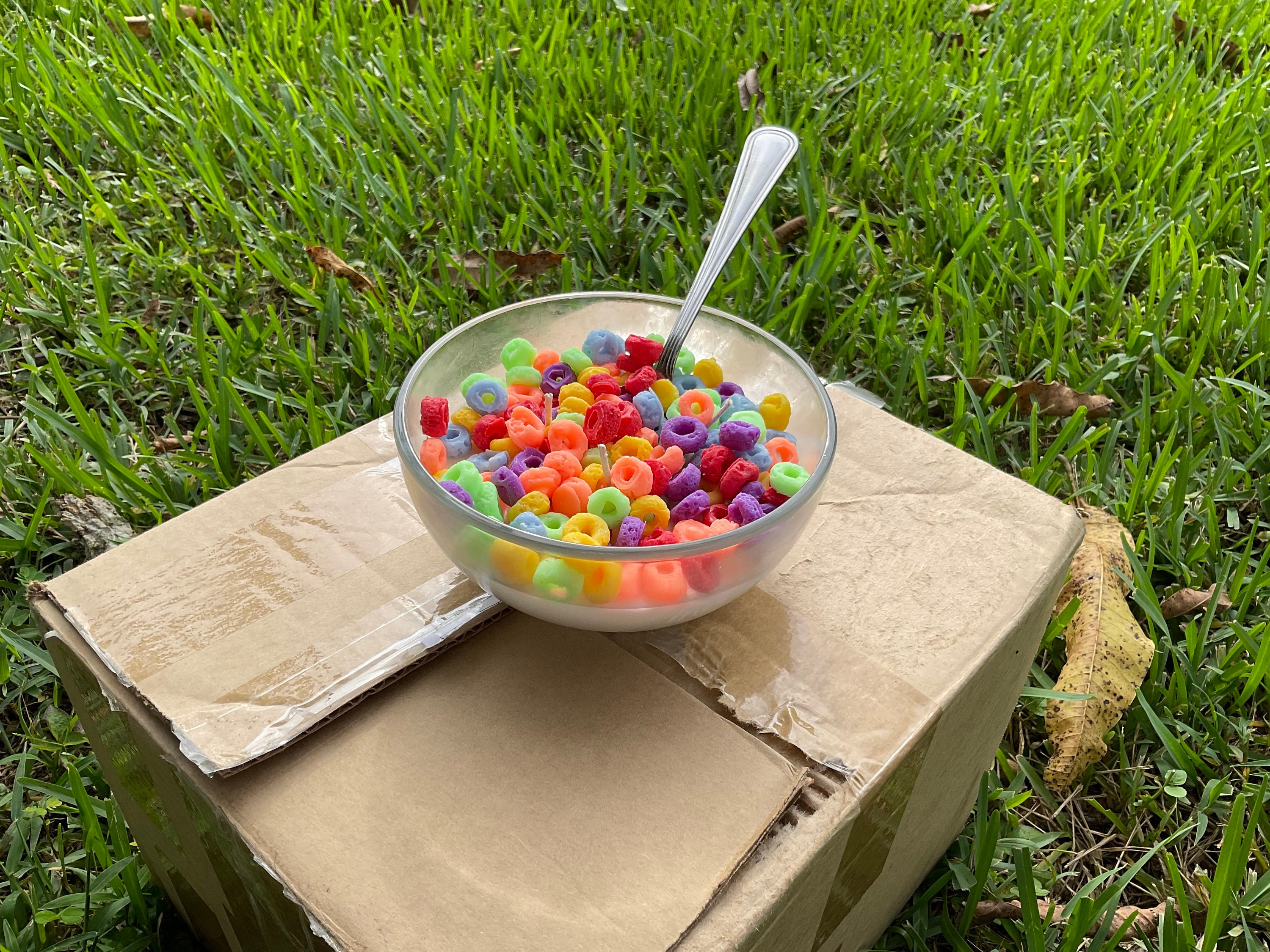 Soy Wax Cereal Candle froot Loops - Etsy