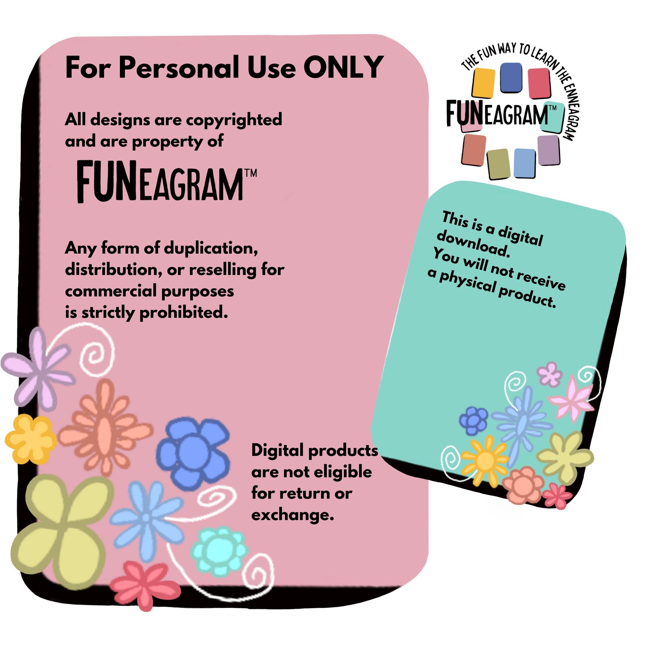 Enneagram Type Seven Guidebook: Visual Charts & Journal (digital ...
