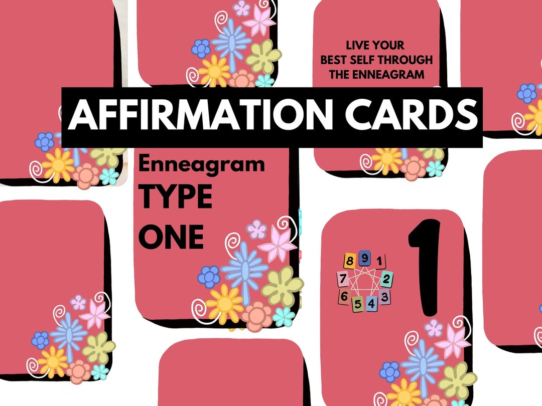 Enneagram Affirmation Cards Affirmations for Enneagram Types - Etsy