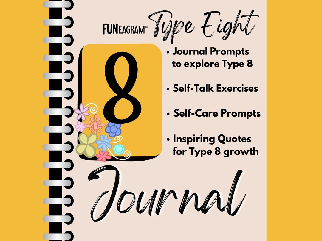 Enneagram Type 8 Journal, Self Care Journal Prompts, Journaling for ...