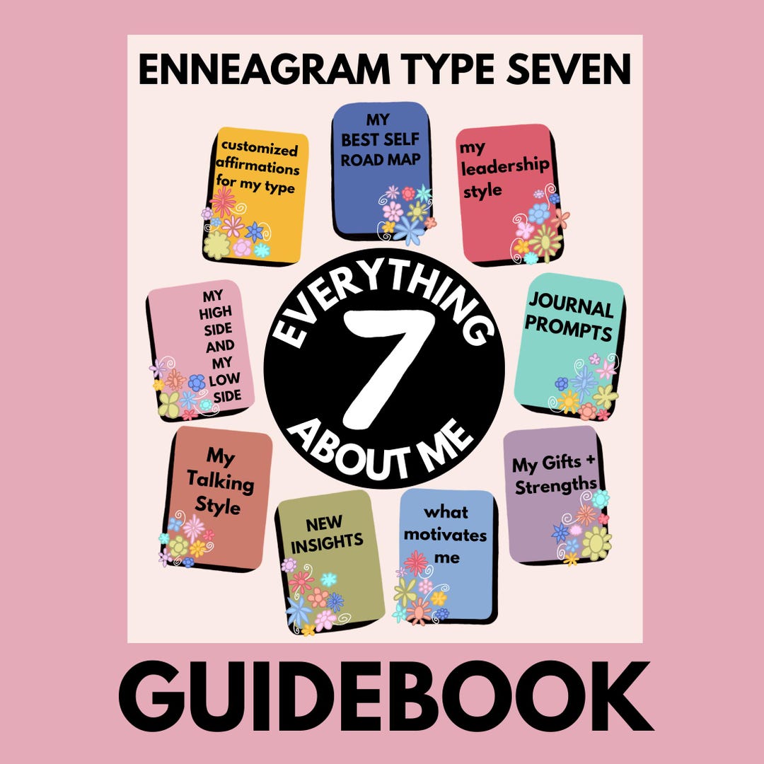 Everything Enneagram Type Seven, Full Color Guidebook. Graphics ...