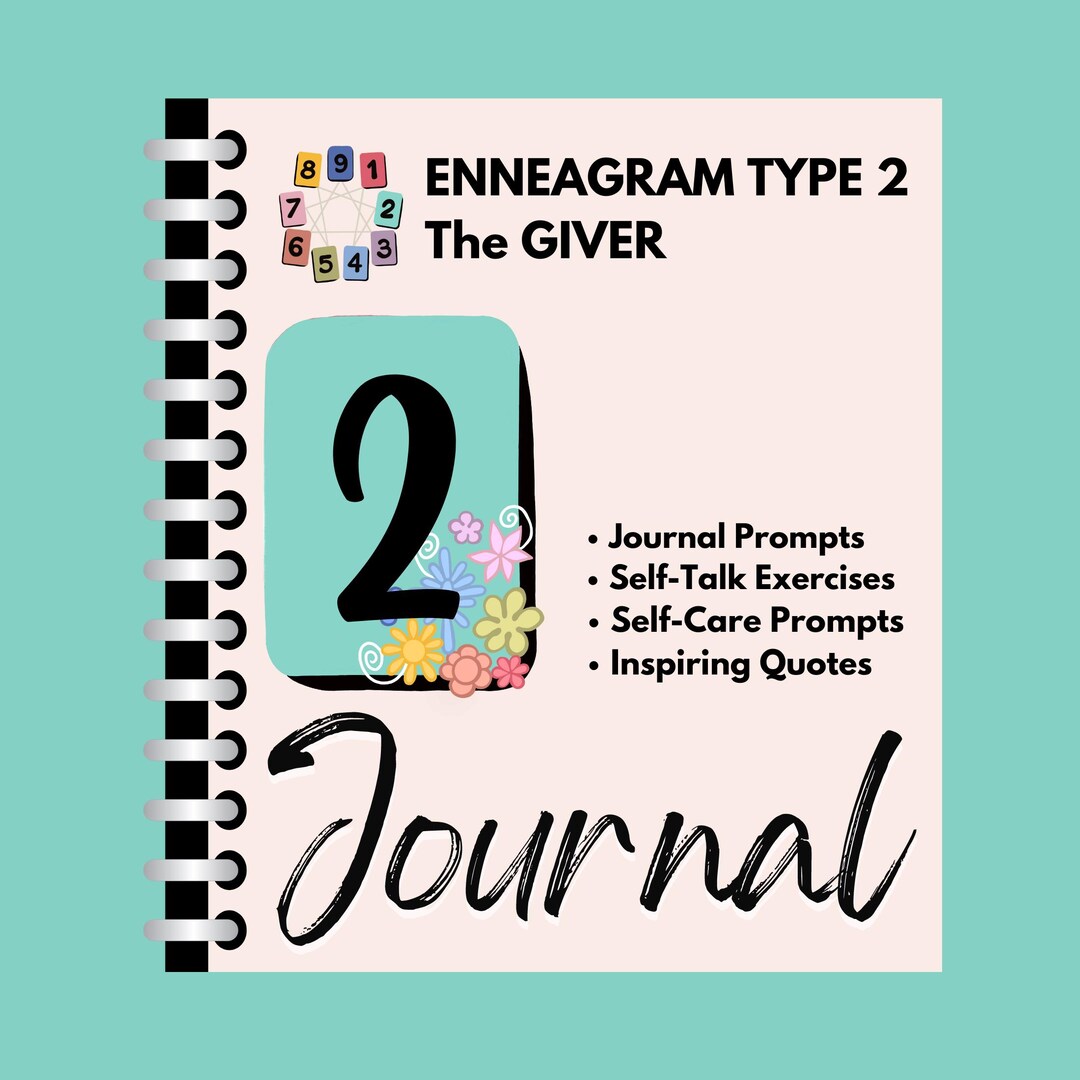 Enneagram Type Two Journal: Self-care Prompts, Personal Growth (PDF ...