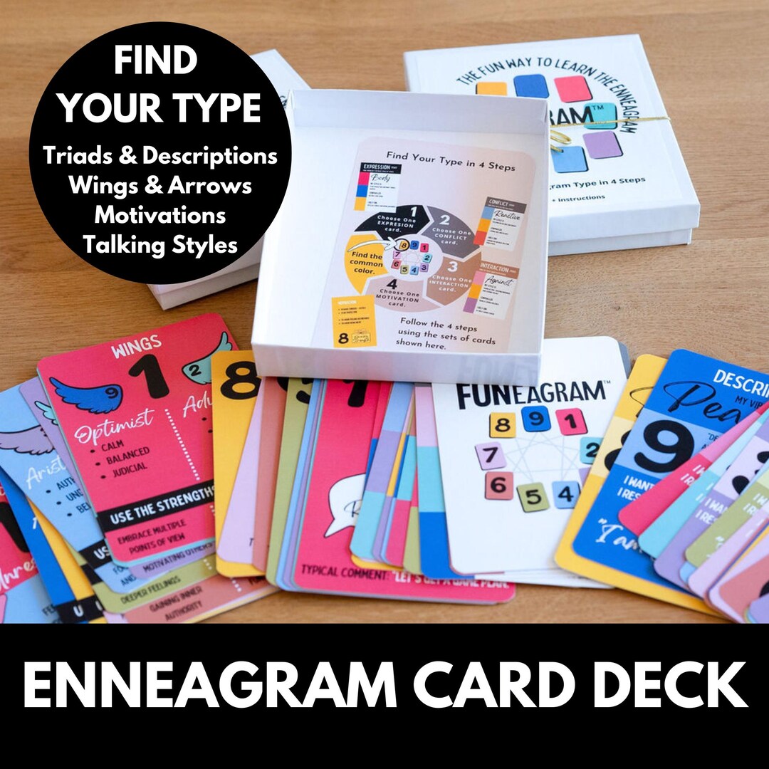Enneagram Card Deck | Find Your Enneagram Type in 4 Steps | Cards to ... Enneagram Card Deck | Find Your Enneagram Type in 4 Steps | Cards to ...