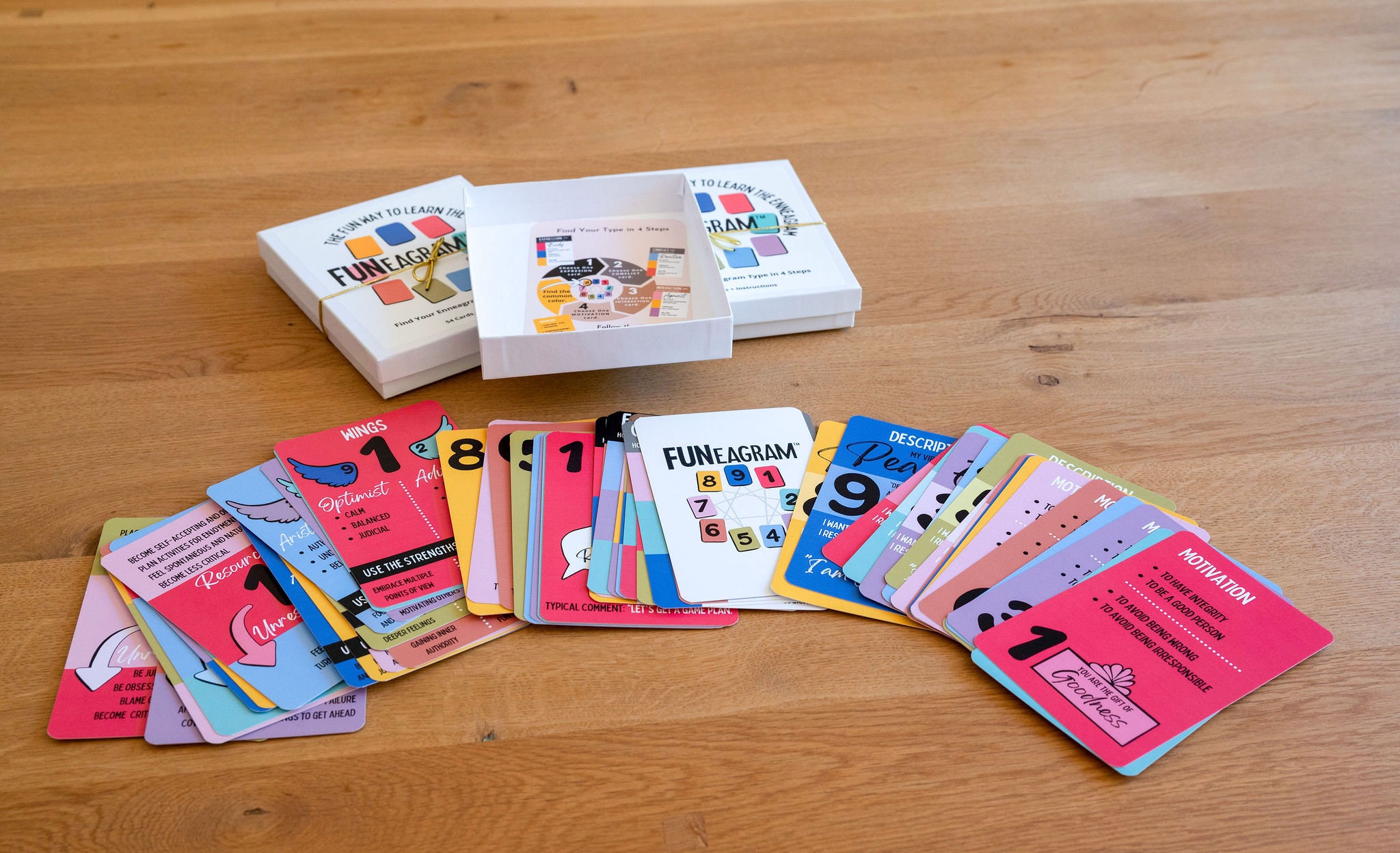 Enneagram Card Deck, Printed Cards for Enneagram Types, Find Your Type ...